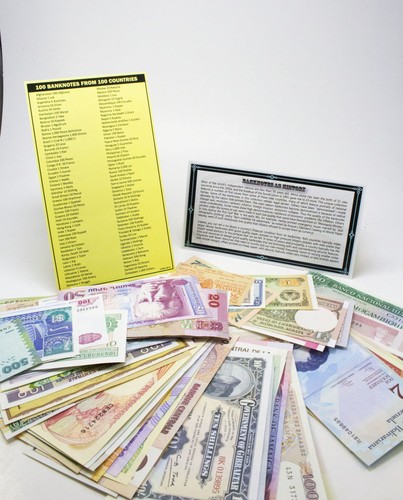 Collection of 100 Unique Banknotes from 100 Countries Worldwide | eBay