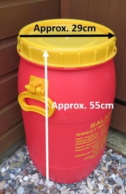plastic storage barrels products for sale | eBay UK