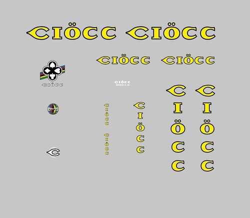 Ciocc Bicycle Decals, Transfers, Stickers n.12 | eBay