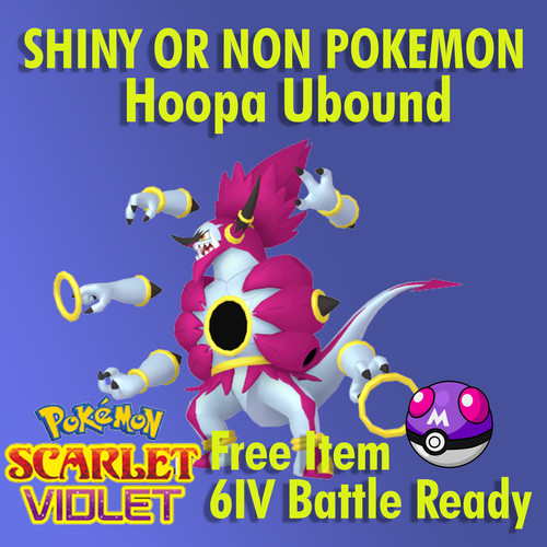 NON SHINY HOOPA UNBOUND Battle Ready Pokemon Scarlet Violet FAST ...