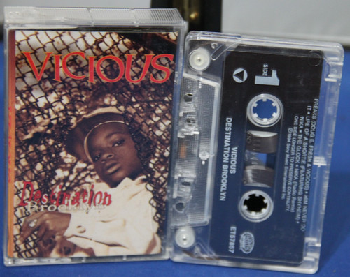 LIL VICIOUS Cassette Tape 90s Rap Hip Hop Reggae DESTINATION BROOKLYN ...