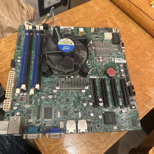 Supermicro X9SCM-F Intel C204 Xeon E3 Socket LGA1155 mATX Server ...