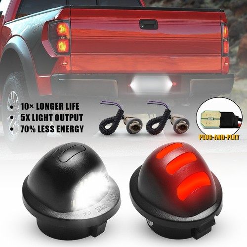 2x For 2006-2008 Lincoln Mark LT LED Number License Plate Light White ...