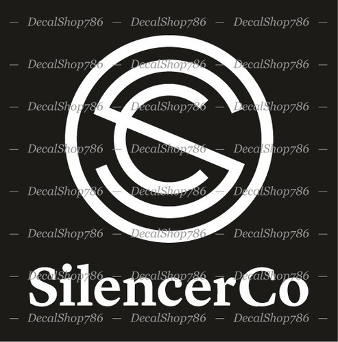 SilencerCo - Firearm Silencer - Car/SUV/Truck Vinyl Die-Cut Peel N ...