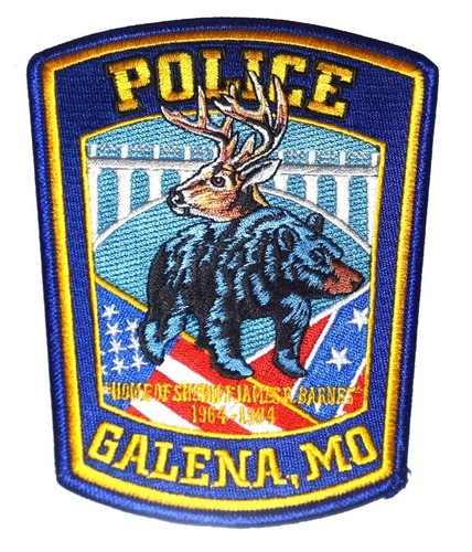GALENA MISSOURI MO Sheriff Police Patch BLACK BEAR DEER STAG US FLAG 5 ...