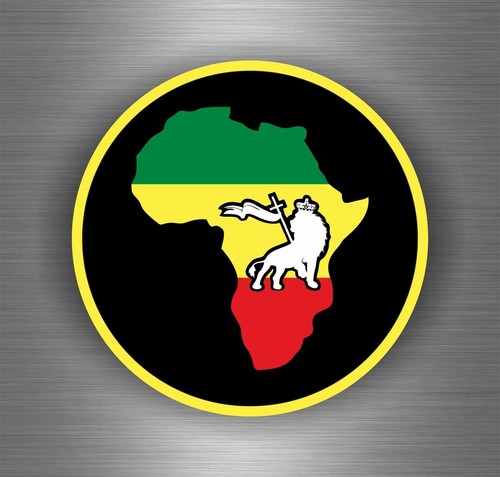 Rasta Reggae Car Sticker One R4 Lion Jamaica Africa | eBay