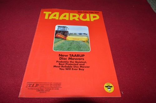 Taarup 224 225 226 227 Disc Mower Dealers Brochure CDIL | eBay