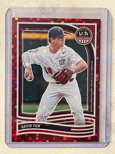 GAVIN FIEN 2024 Panini USA Baseball Stars & Stripes H2 RED # 130/199 | eBay