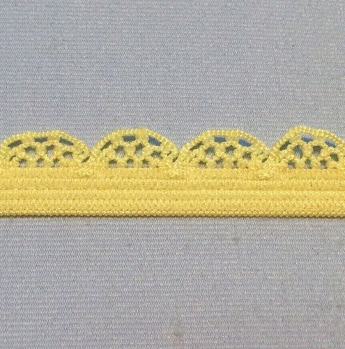 1/2" Scalloped Elastic Decorative Stretch Lace Trim Mesh Yellow 5 yds USA PE37 | eBay