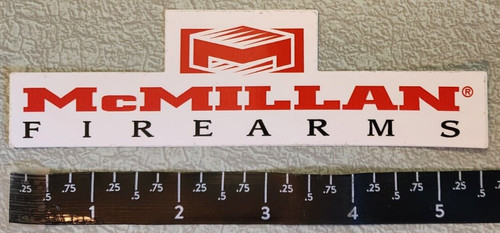 McMillan Fiberglass Stocks Firearms Vinyl Sticker Decal Gun AR Hunting ...