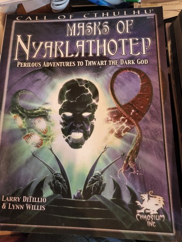 Call of Cthulhu Masks of Nyarlathotep Adventure Book Wonderful Copy ...