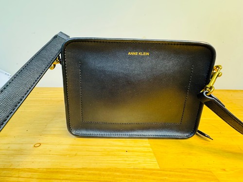Anne Klein Sally Camera Bag Crossbody Deep Navy/Black | eBay