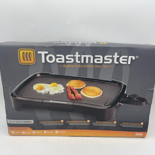Toastmaster Electric Griddle Non Stick Model Tm-161gr 10 X 16 in for ...