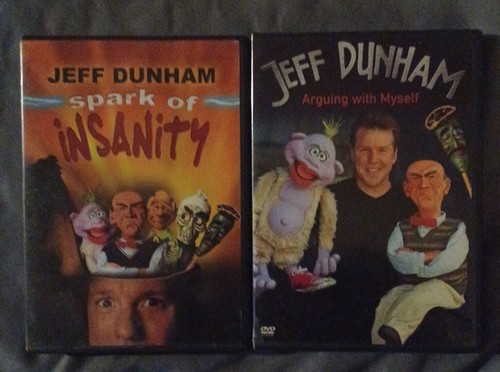 Jeff Dunham Dvd Lot Spark of Insanity & Arguing with Myself 2 Movies ...