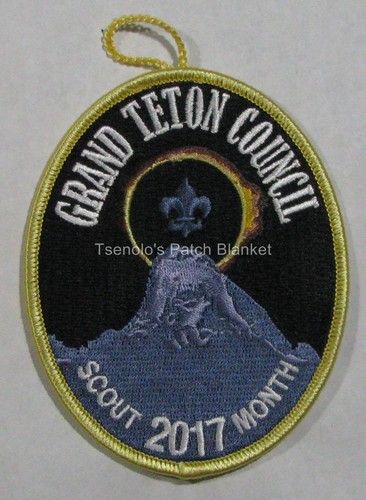 Grand Teton Council 2017 Scout Month Eclipse Patch Mint Condition FREE ...