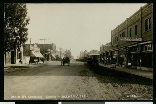 Main Street in Reedley 1910 California Old Photo | eBay Australia
