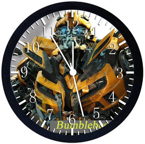 Transformers Bumblebee Black Frame Wall Clock Y14 | eBay