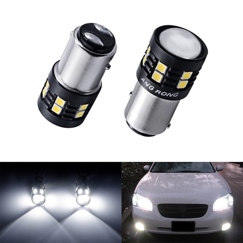 BAY15d 1157 P21/5W White LED Side Indicator Rear Fog Daytime Running ...