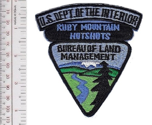 Hot Shot Wildland Fire Crew BLM Nevada Ruby Mountain Hotshots Bureau NO ...