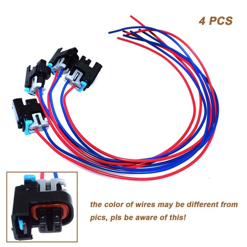 4pcs New Connector 2-way 2 pin for GM Saturn Fuel Injector 575356 ...