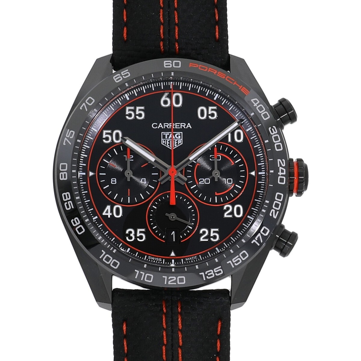 Tag Heuer Spacex Esfera Negra TAG Heuer Watch Carrera Calibre 1887