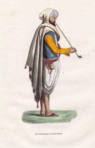 Maure Mauren Moors Commerce Handelsmann Tradesman Tracht Costume ...