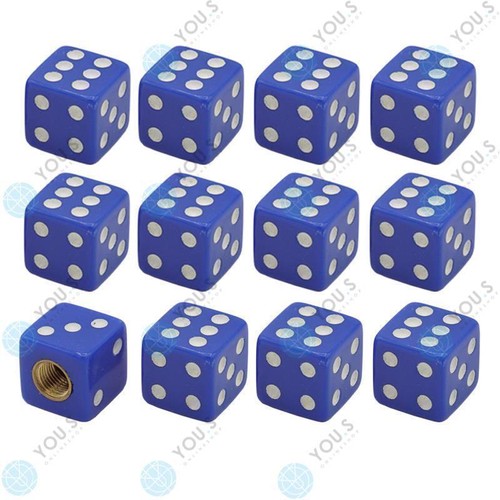 12 X You.S Plastique Bleu Dés Valve avec Joint Voiture Camion - Neuf | eBay