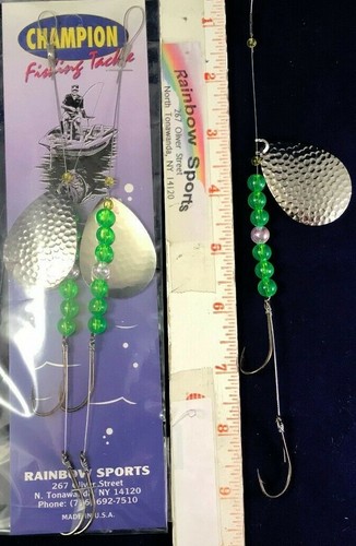 2 CHAMPION WIRE WORM HARNESS #7 COLORADO Hammered NICKEL 1 BLADE | eBay