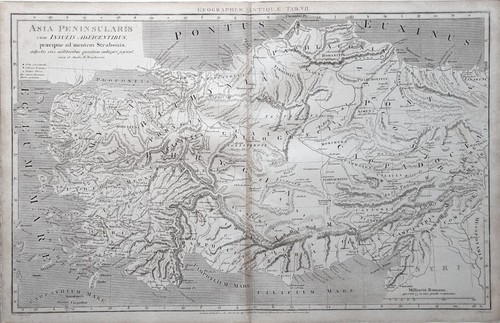 1807 DATED MAP ASIA PENINSULARS ADJACENT ISLANDS PHRYGIA PAMPHYLIA ...