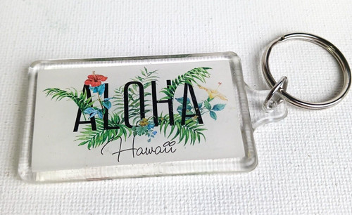 ALOHA HAWAII ACRYLIC KEYCHAIN | eBay