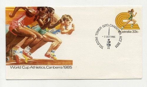 Australia GPO Canberra 1985 Telecom Tower Everyday Pictorial Postmark ...