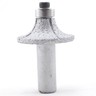 Brazed Radius Router Bit 15mm 19/32'' Head Radius Profile Wheel Shank 1 ...