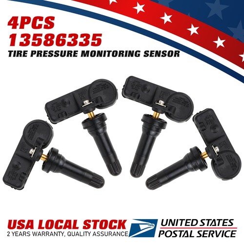 For GM TPMS 13586335 Tire Pressure Sensor For Chevy GMC Buick Set of (4 ...