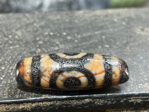 Old Tibetan Nepalese Himalayan Ancient 3 eye Old Dzi Talisman Beads ...