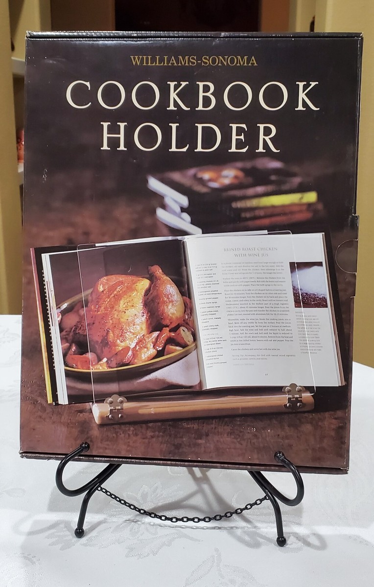Cookbook Holder Large Large Acrylic Cookbook Holder With Cherry Wood ...