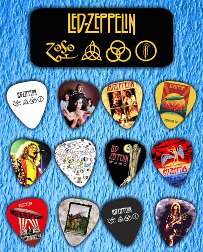 LED ZEPPELIN Guitar Pick Tin + Set of 12 Guitar Picks | eBay