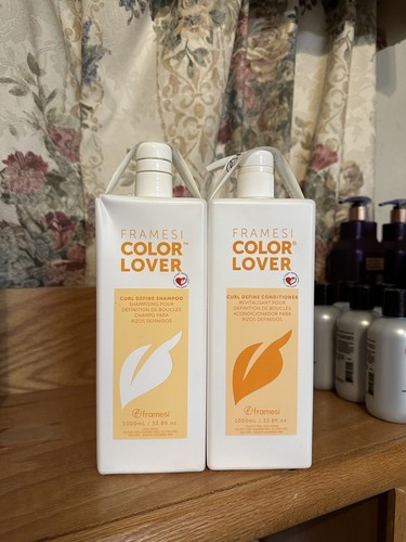 FRAMESI Color Lover Curl Define Shampoo Conditioner 33.8/Liter DUO | eBay