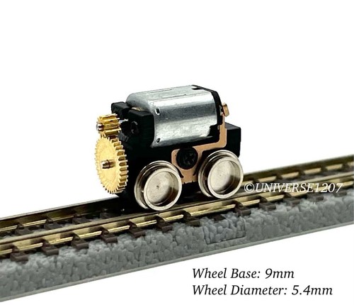 Z/Nn3/Nm/H0f/H0i/HOn2 Scale 6.5mm Gauge Locomotive Power Drive Chassis ...