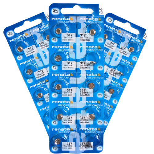 RENATA 317 SR516SW Watch Batteries Silver Oxide 1.55v | eBay UK
