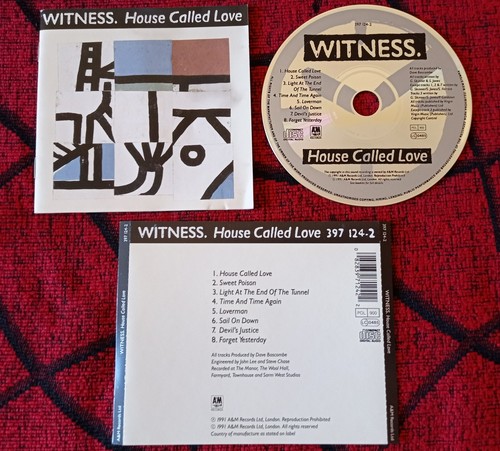 WITNESS ** House Called Love ** ORIGINAL 1991 CD | eBay