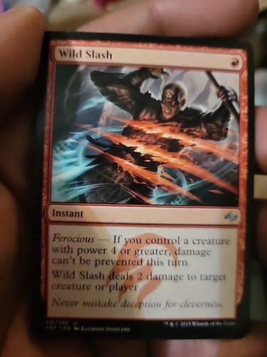 MTG Fate Reforged - Wild Slash (NM) Never Played | eBay