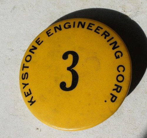 Reading PA Keystone Engineering Employee Celluloid Individually ...