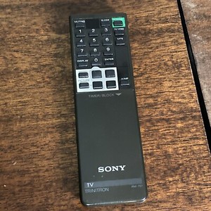 Sony Trinitron Tv Remote Control for sale | eBay