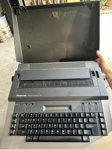 Panasonic Electric Portable Typewriter Machine RK-T40D Made In Japan | eBay
