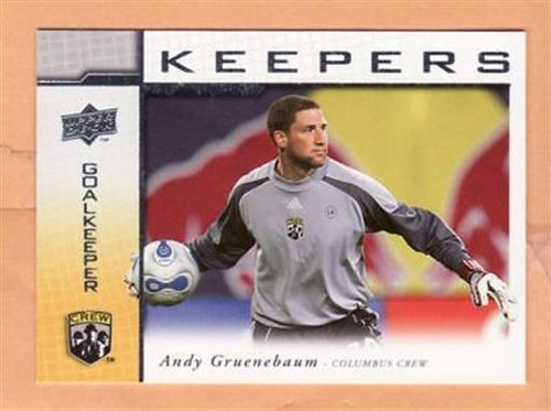 2008 Upper Deck MLS Keepers #KP16 Andy Gruenebaum - Flat S/H | eBay