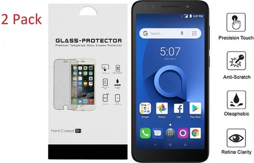 For Alcatel 1X Evolve / IdealXtra 5059R / TCL AU5A Plus 2Pack Tempered ...