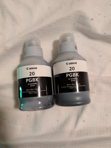 Brand New Lot Of 2x Canon 20 PGBK Black Ink Refill For Computer Printer ...