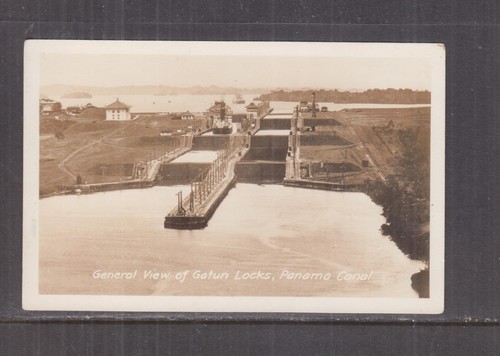 PANAMA CANAL ZONE, GATUN LOCKS, c1940 real photo ppc., unused. | eBay