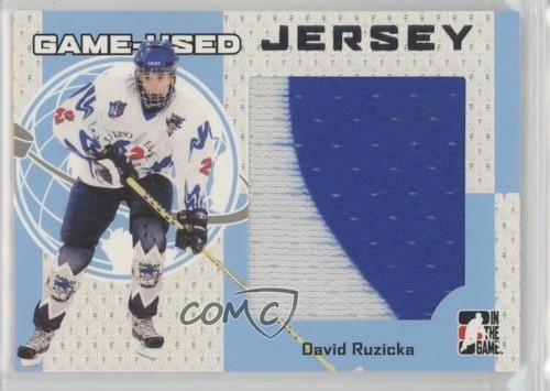 2006-07 ITG Heroes and Prospects Game-Used Jersey David Ruzicka #GUJ-02 ...