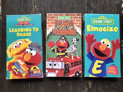 Sesame Street VHS Lot (3) Kids Favorite | Grelly USA